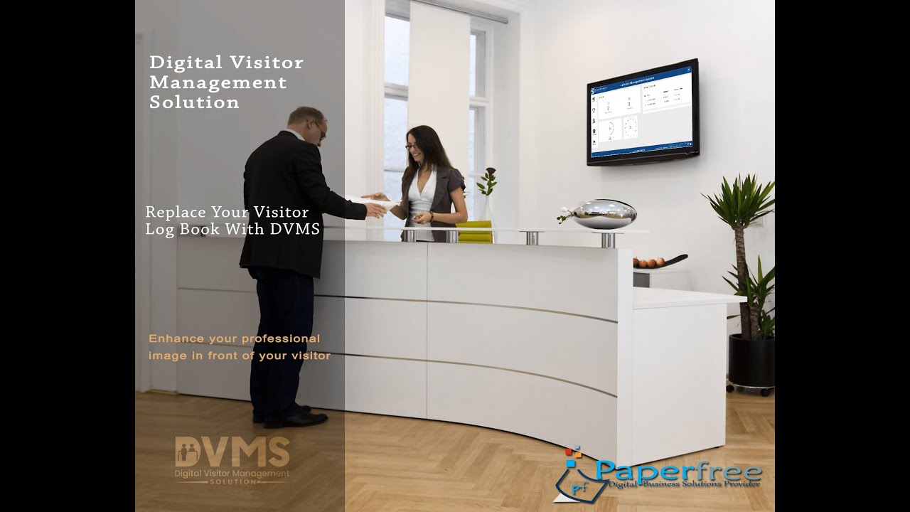 Digital Visitor Management Solution by paperfree.pk - YouTube