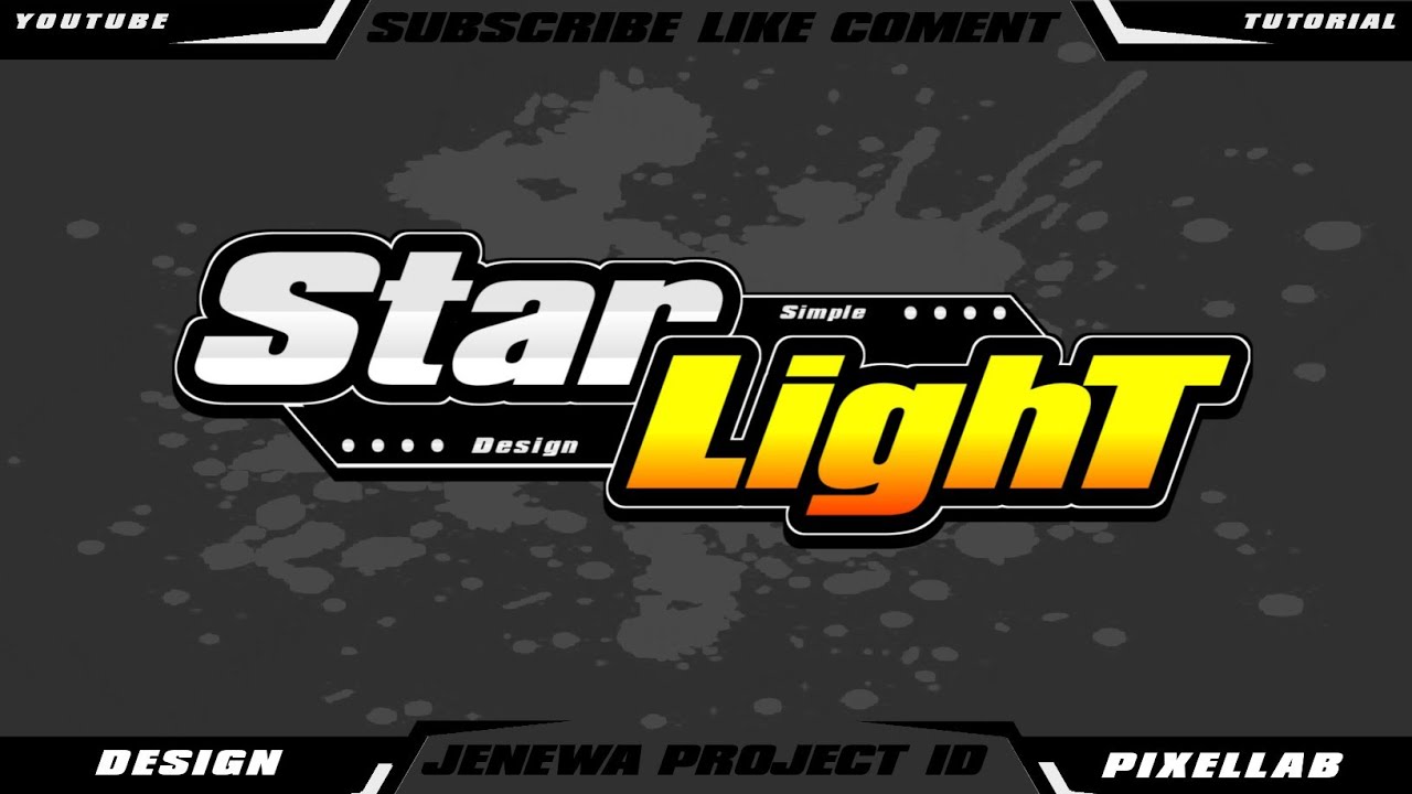 CARA MEMBUAT LOGO LITERASI SIMPLE KEREN TERBARU 2021 DI PIXELLAB - PART ...