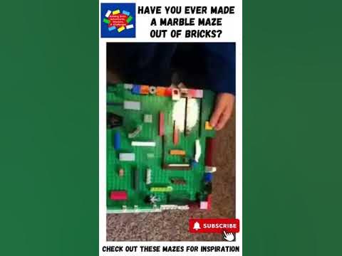 Create a Marble Building Brick Maze - YouTube