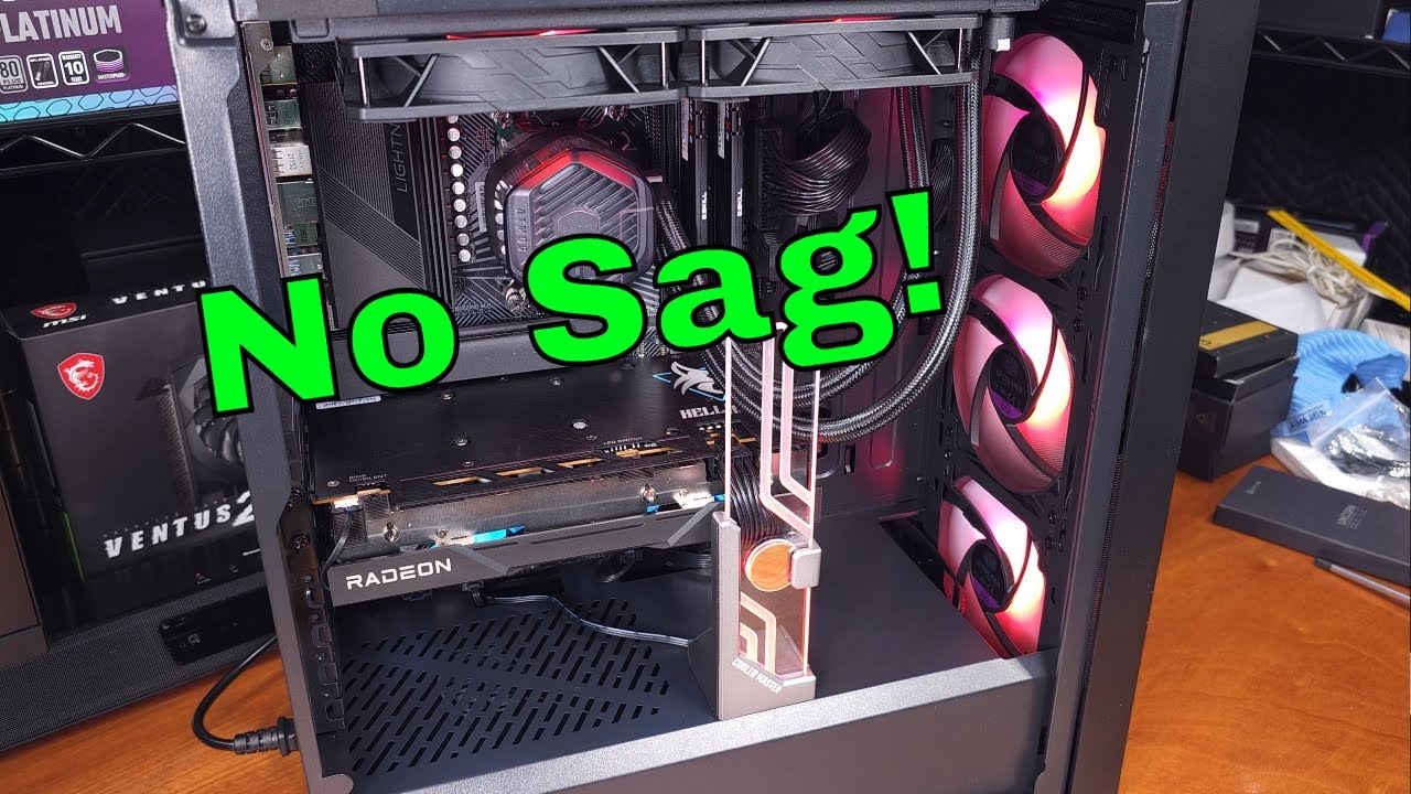 Finishing Touch For Gaming PCs - Atlas ARGB GPU Stand - YouTube