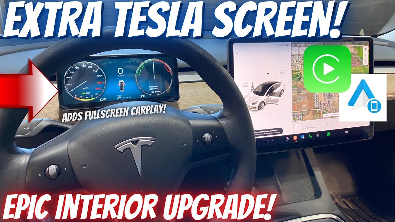 How To - Tesla LCD IPS Information Screen for Model 3 & Model Y - Add ...