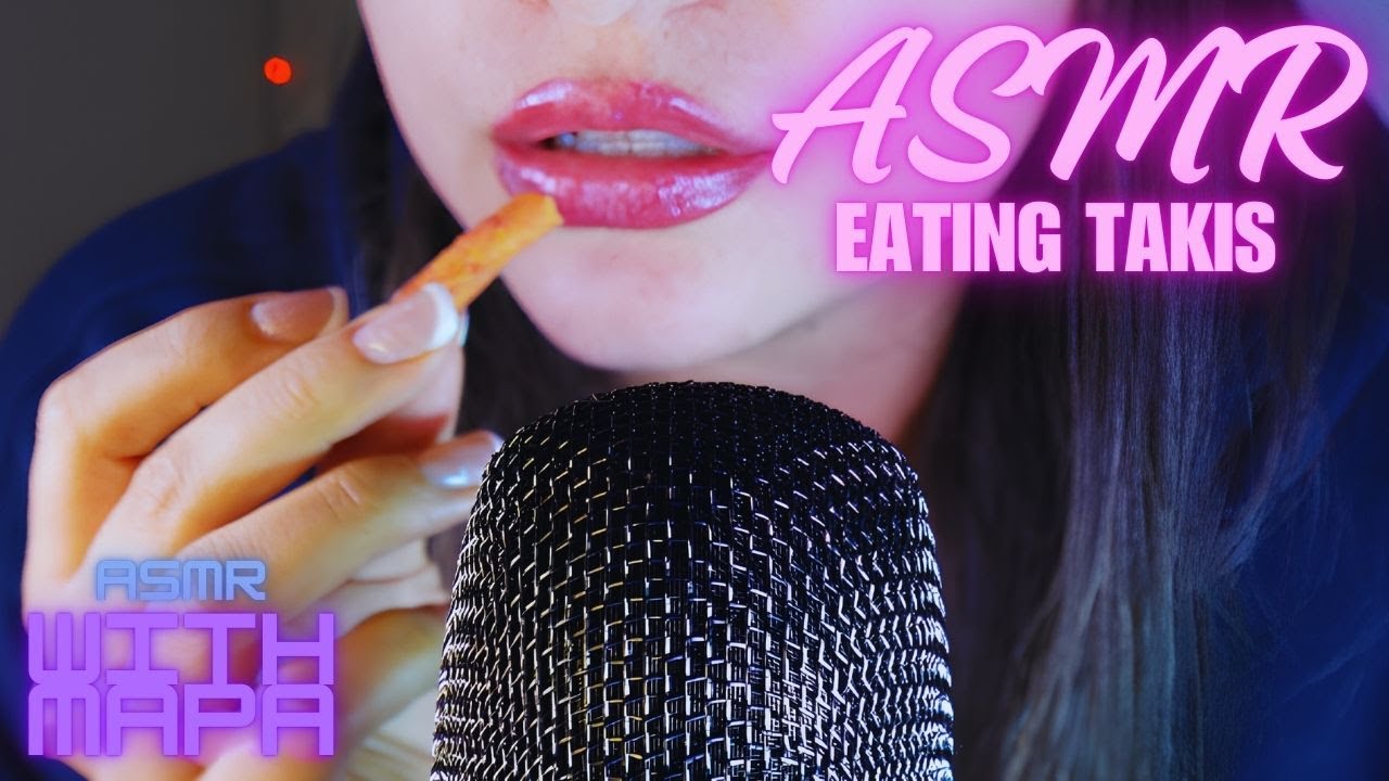 ASMR / Eating spicy Takis / Crunches / Speaking / hopefully make you ...