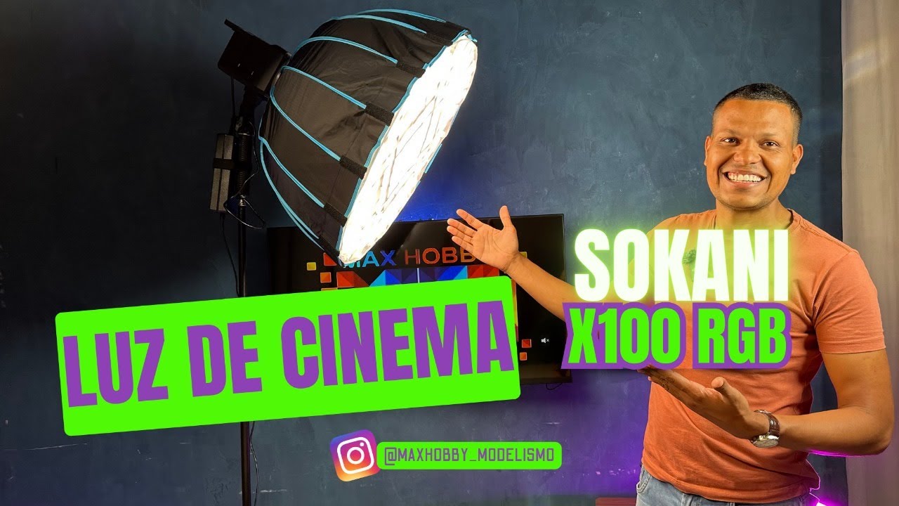 🔴 REVIEW KIT LED SOKANI X100 RGB Iluminação BARATA e CRIATIVA - YouTube