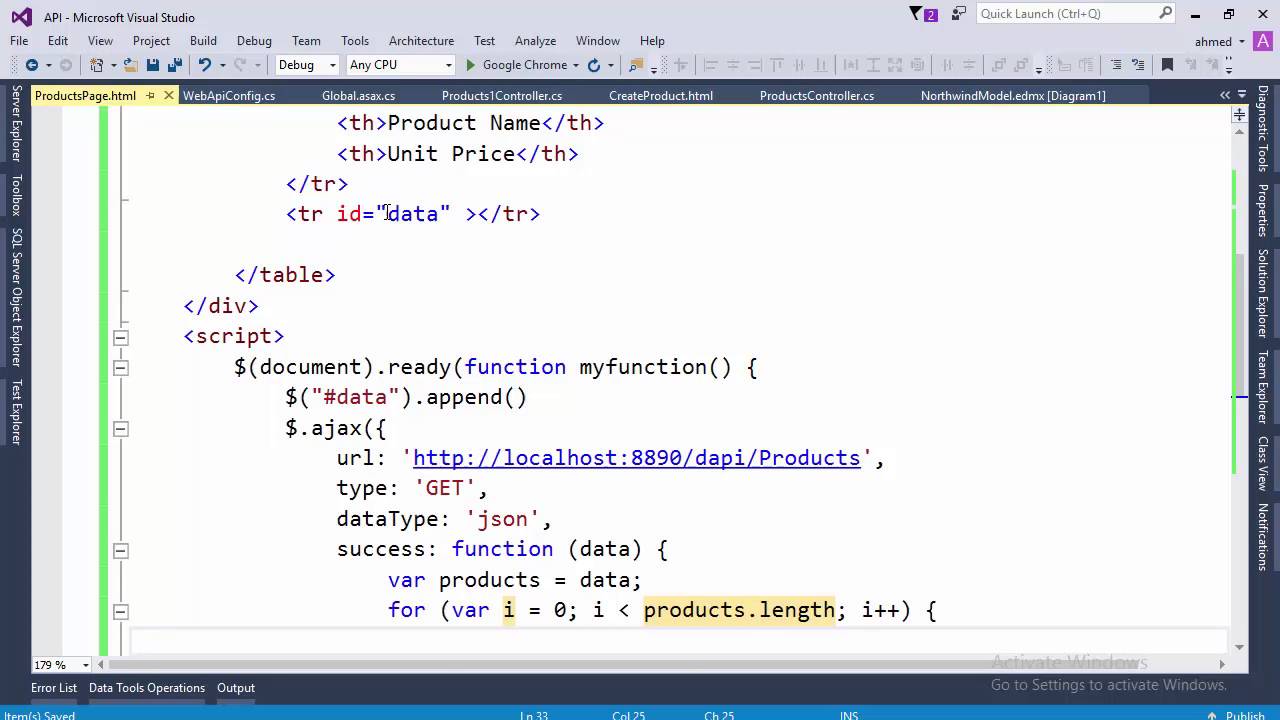 3_5 Consum Web API POST via JQuery شرح - YouTube