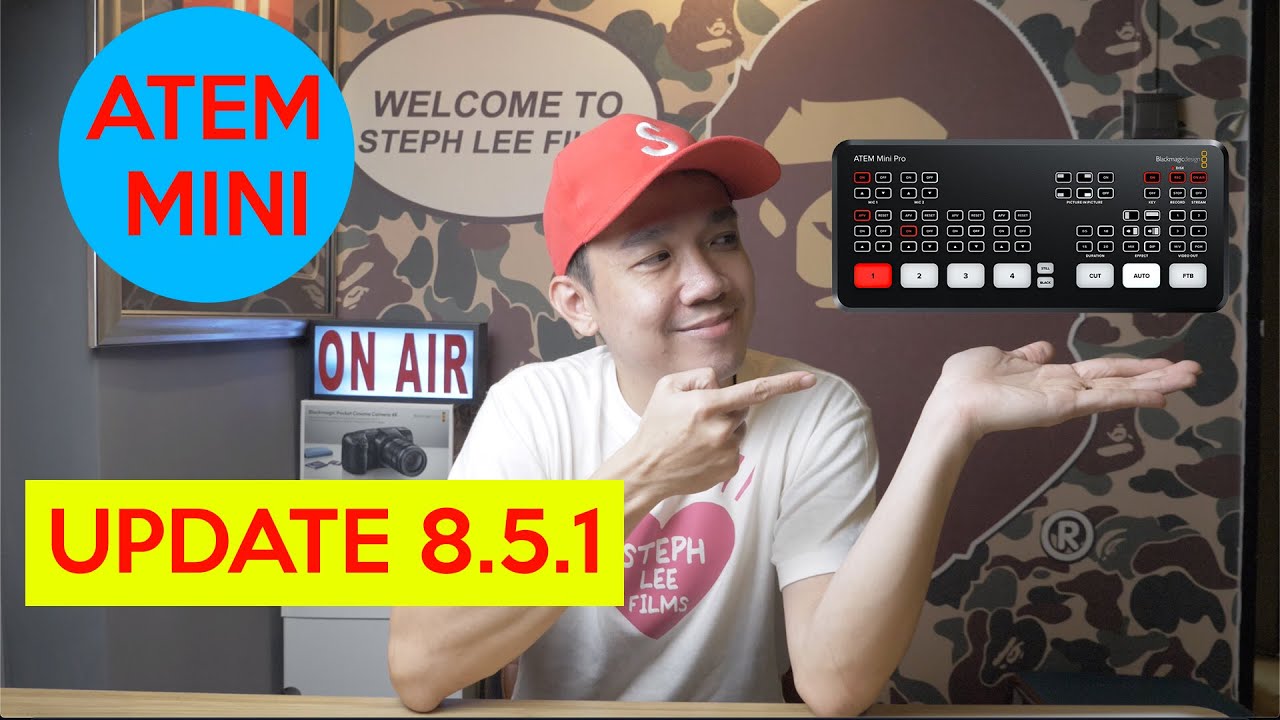4 NEW AWESOME UPDATES on the ATEM MINI - Software update 8.5.1 - YouTube
