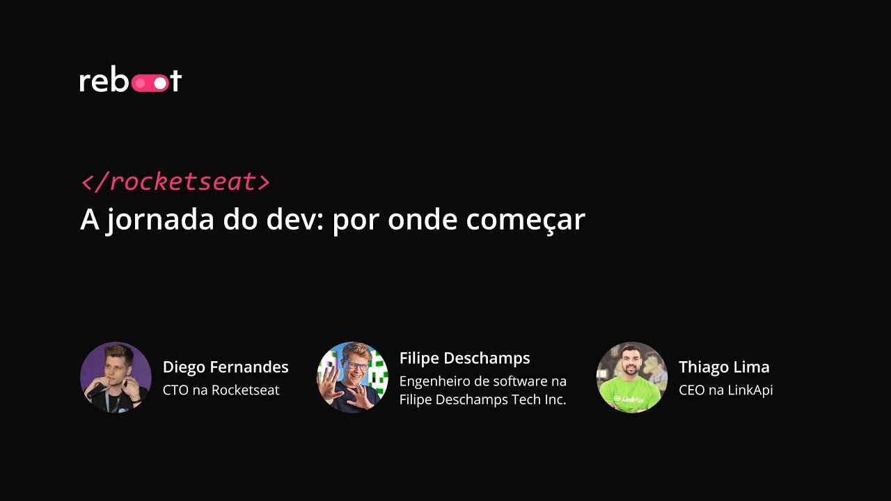 A jornada do dev: por onde começar | #Reboot - YouTube