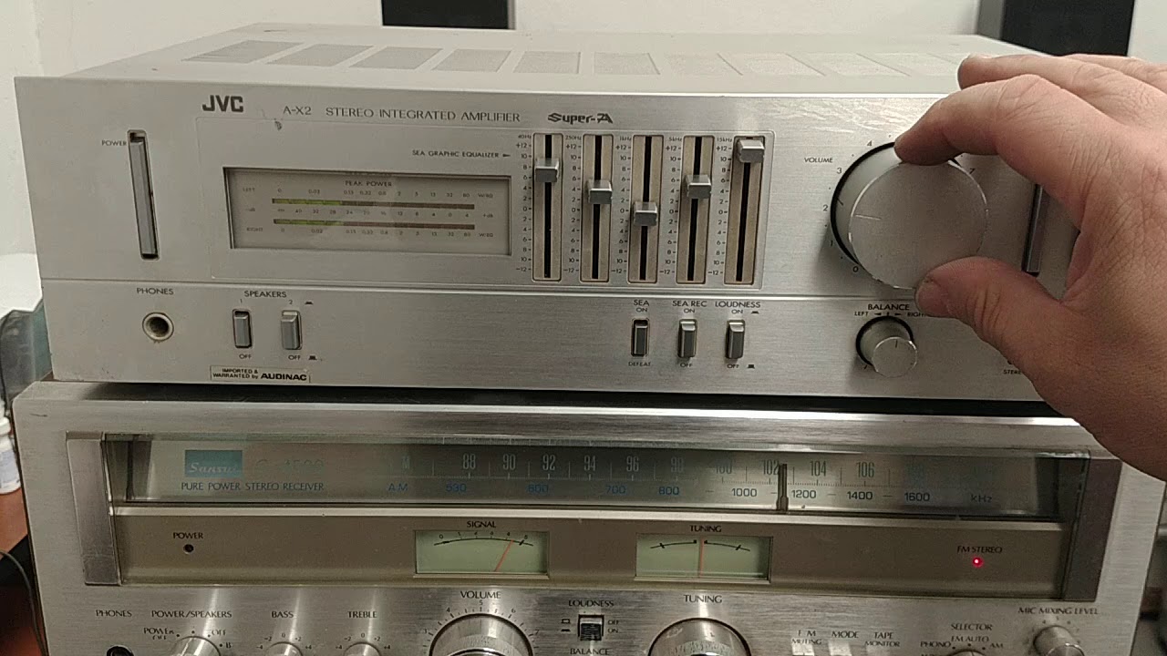 amplificador jvc a-x2 jesus 1167516793 whatsapp - YouTube