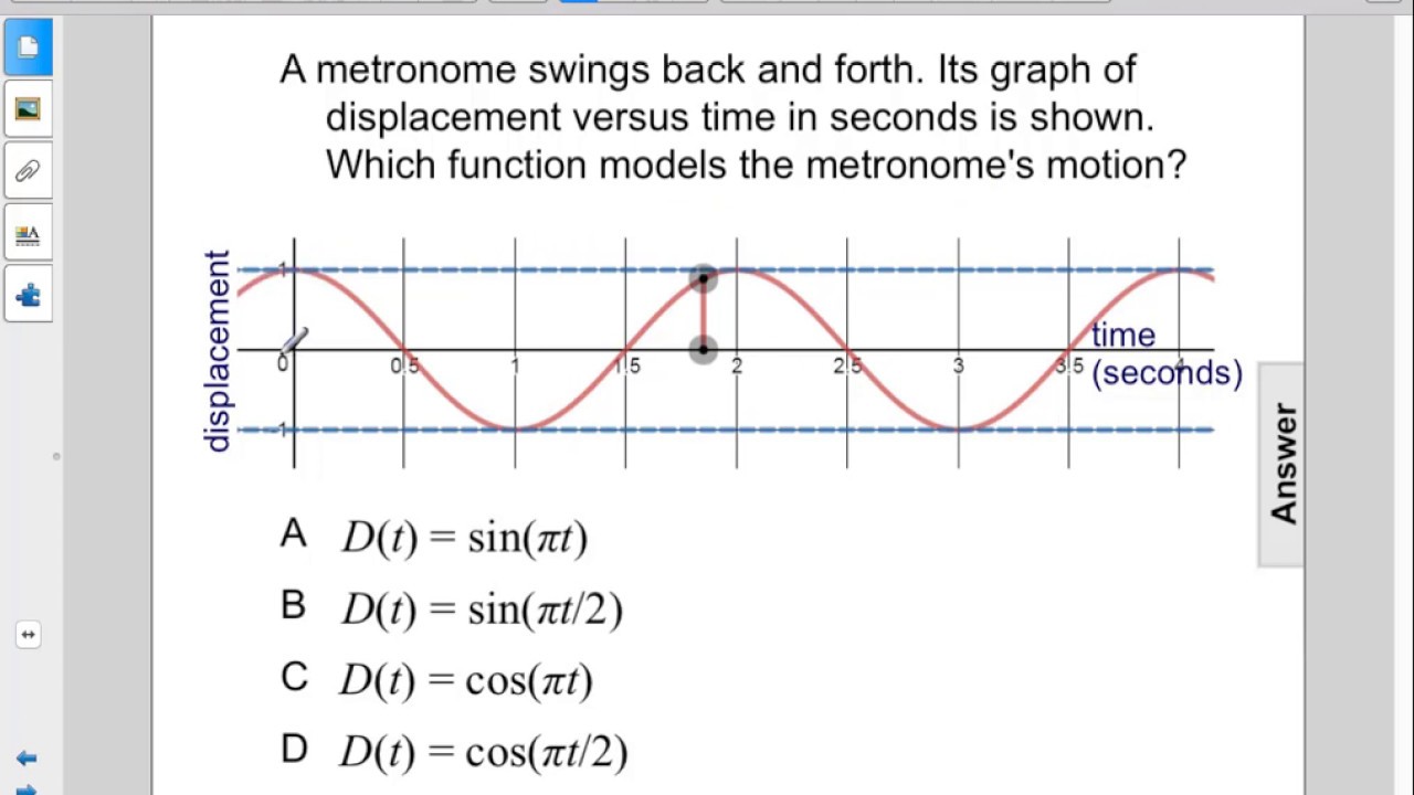 Algebra2 Trig Modeling Pt 2 Q112 - YouTube