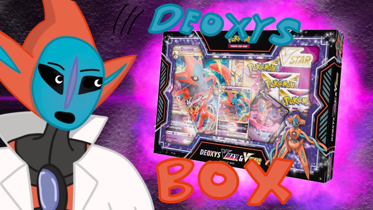 Opening up the new Deoxys Vmax & Vstar box! (Gold Card!?) - YouTube