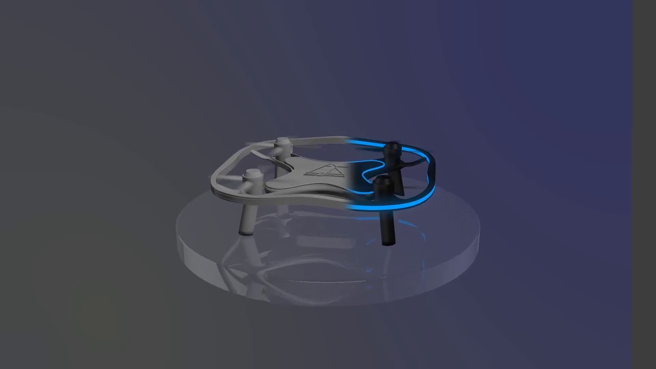 Flying Drone Animation - YouTube