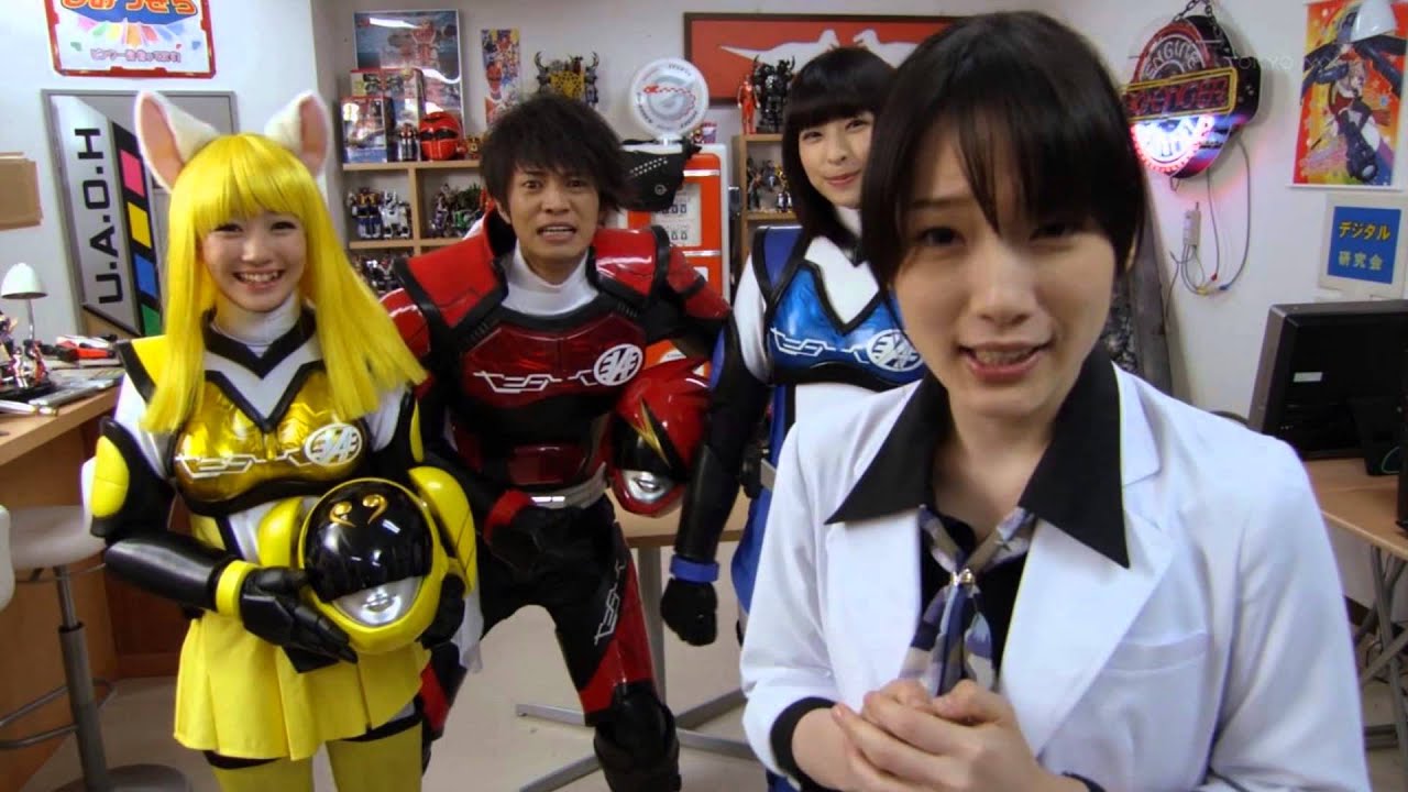 Unofficial Sentai Akibaranger Costume Review - YouTube