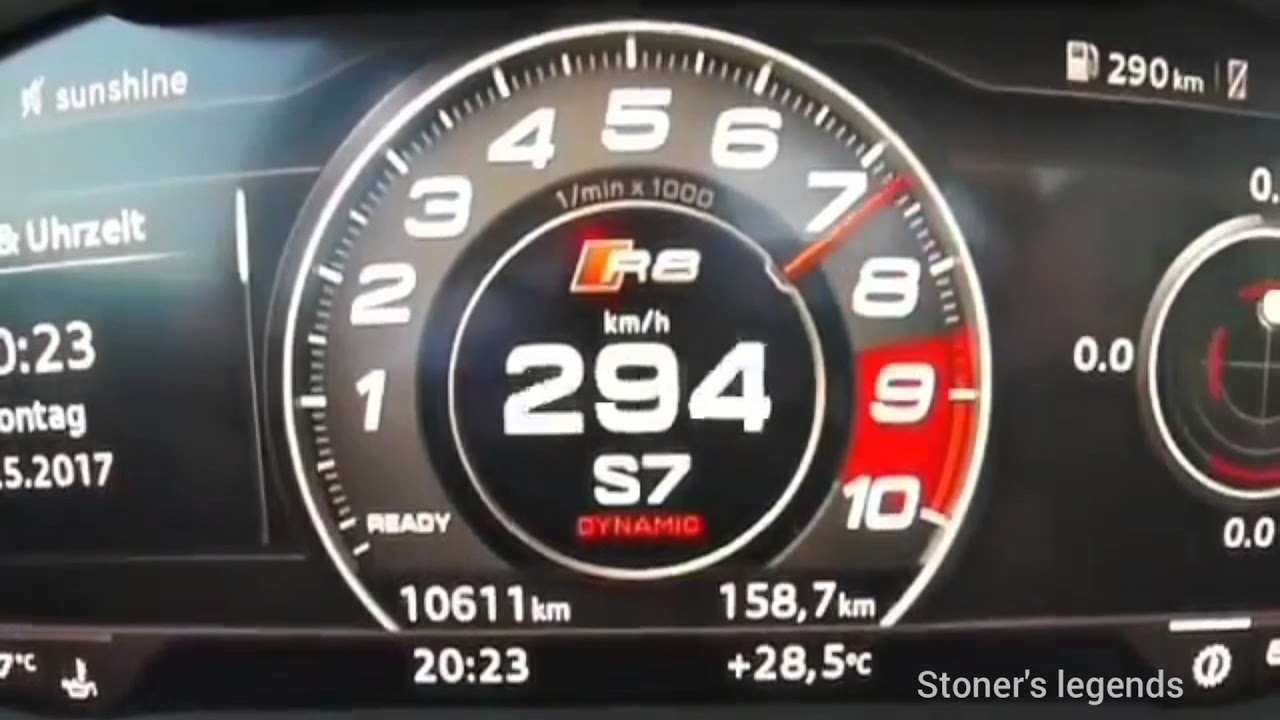 Audi R8 V10 Top Speed Acceleration vs Porsche 911 GT3 Turbo S Top Speed ...