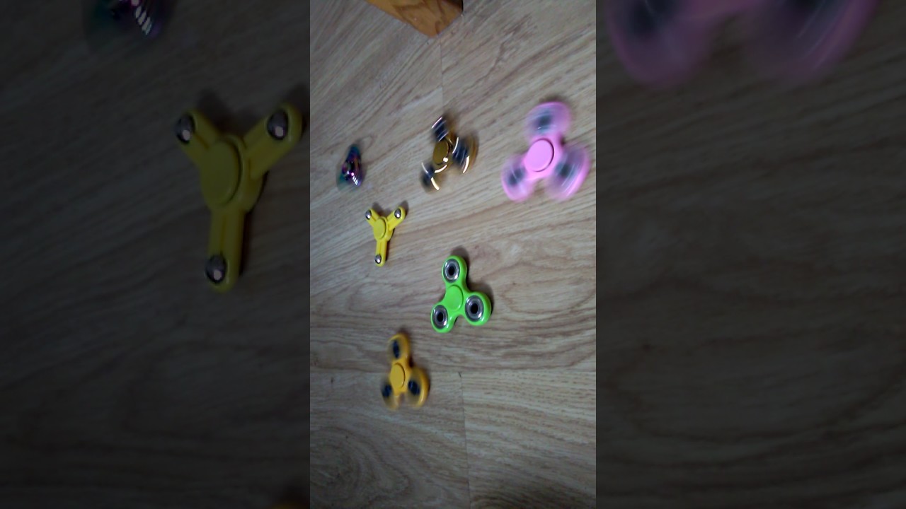 Different types of fidget spinners - YouTube