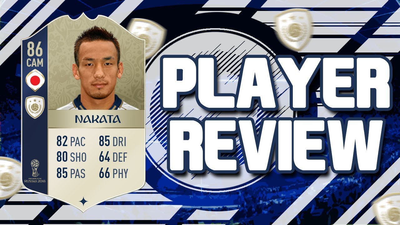 FIFA 18 - ICON 86 HIDETOSHI NAKATA PLAYER REVIEW!!! FIFA 18 WORLD CUP ...