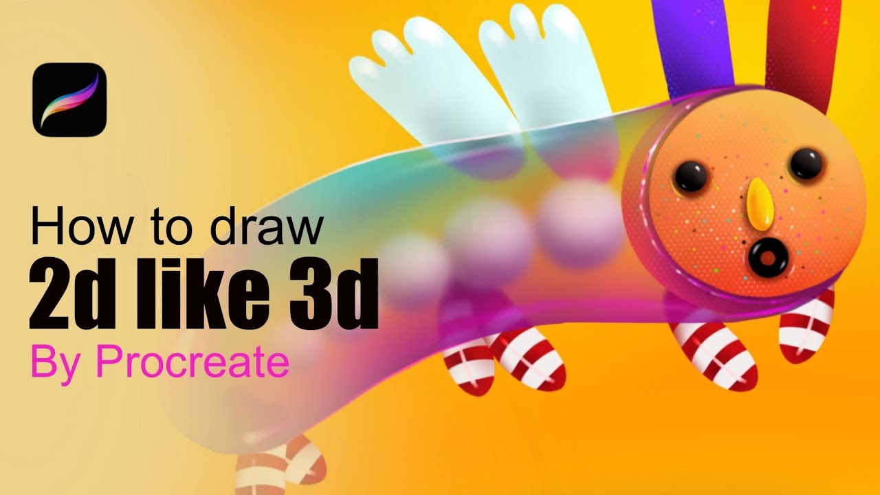 How To Draw Cute Character In Procreate - Easy Step By Step Character ...