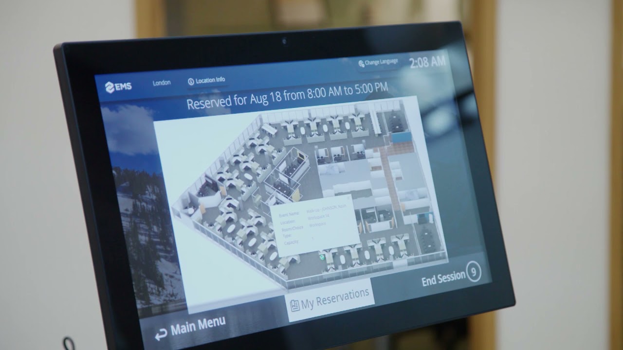 IAdea x Accruent EMS Space Management Solution - YouTube