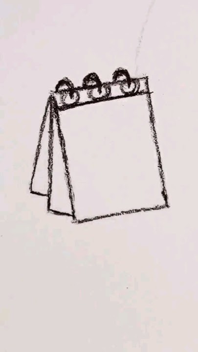 How to draw a calendar 📅 step by step كيفية رسم تقويم خطوة بخطوة - YouTube