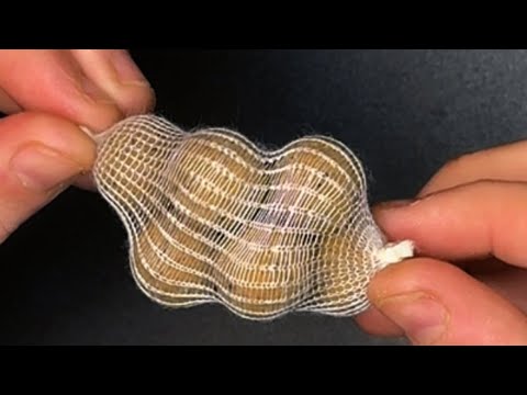 How to tie a PVA mesh bag - Carp Fishing - YouTube