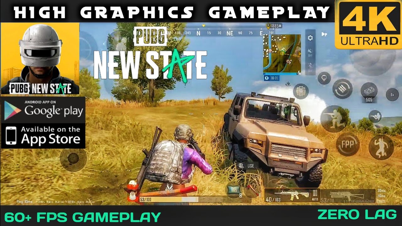 PUBG: NEW STATE HIGH GRAPHICS😱 GAMEPLAY-BEST FOR LOW END DEVICES!!! # ...