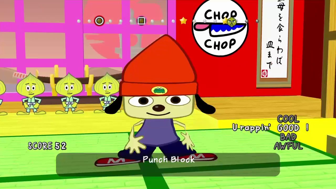 PaRappa The Rappa demo (no cutscenes) - YouTube