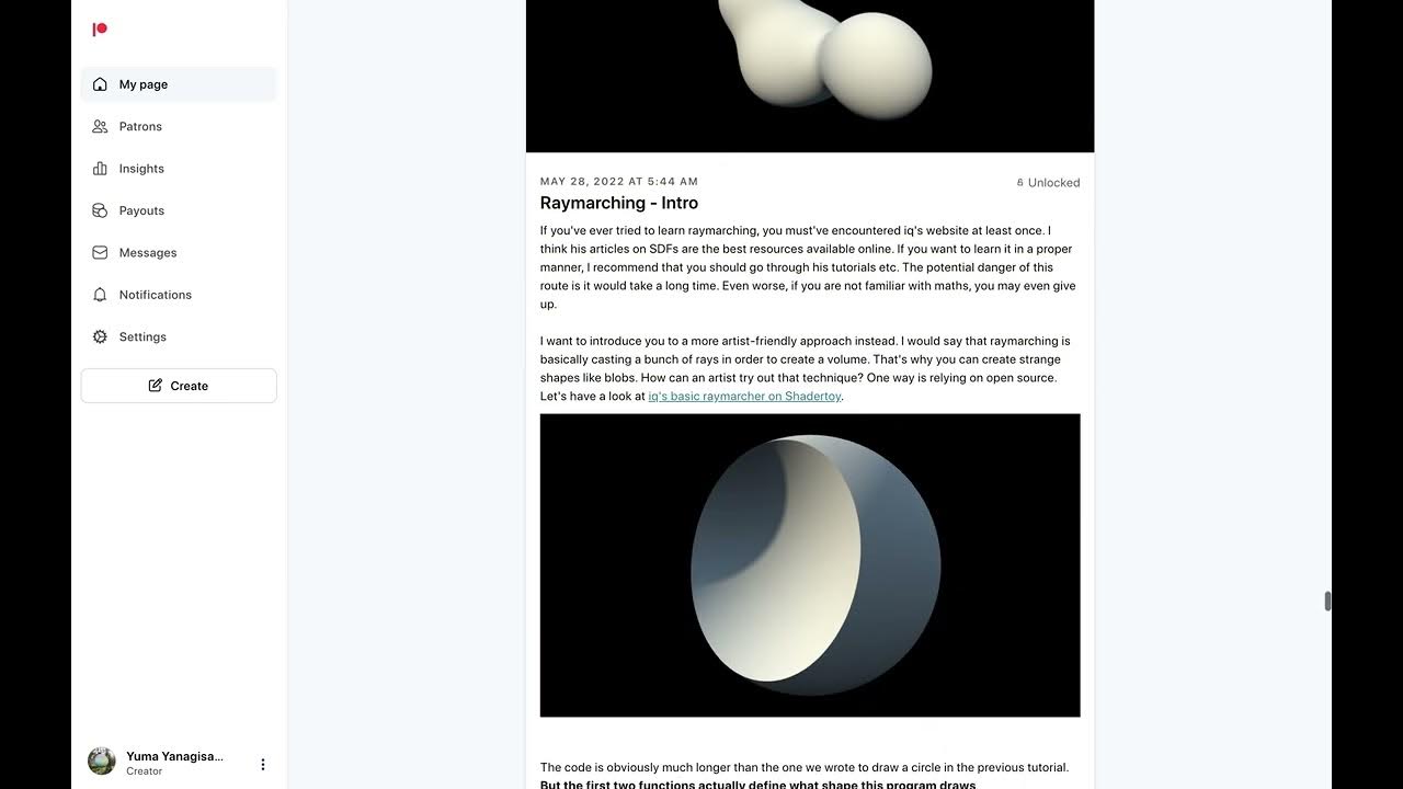 Unreal Engine Tutorials on Technical Art and VFX (Patreon) - YouTube