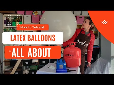 How To Inflate Late Balloons All About Latex Balloons Air Helium ...