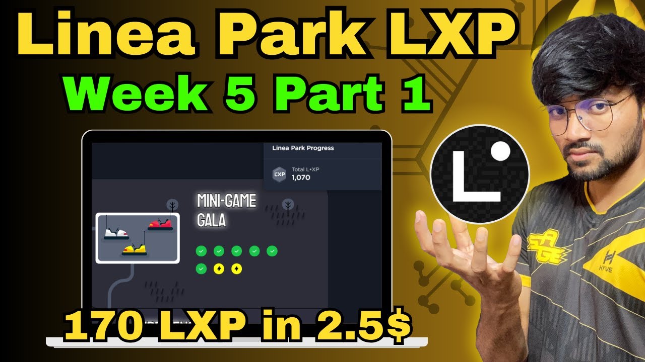 Linea Park LXP Week 5 Part 1 and Week 4 Part 2 New users can also join just complete POH | Hindi ...