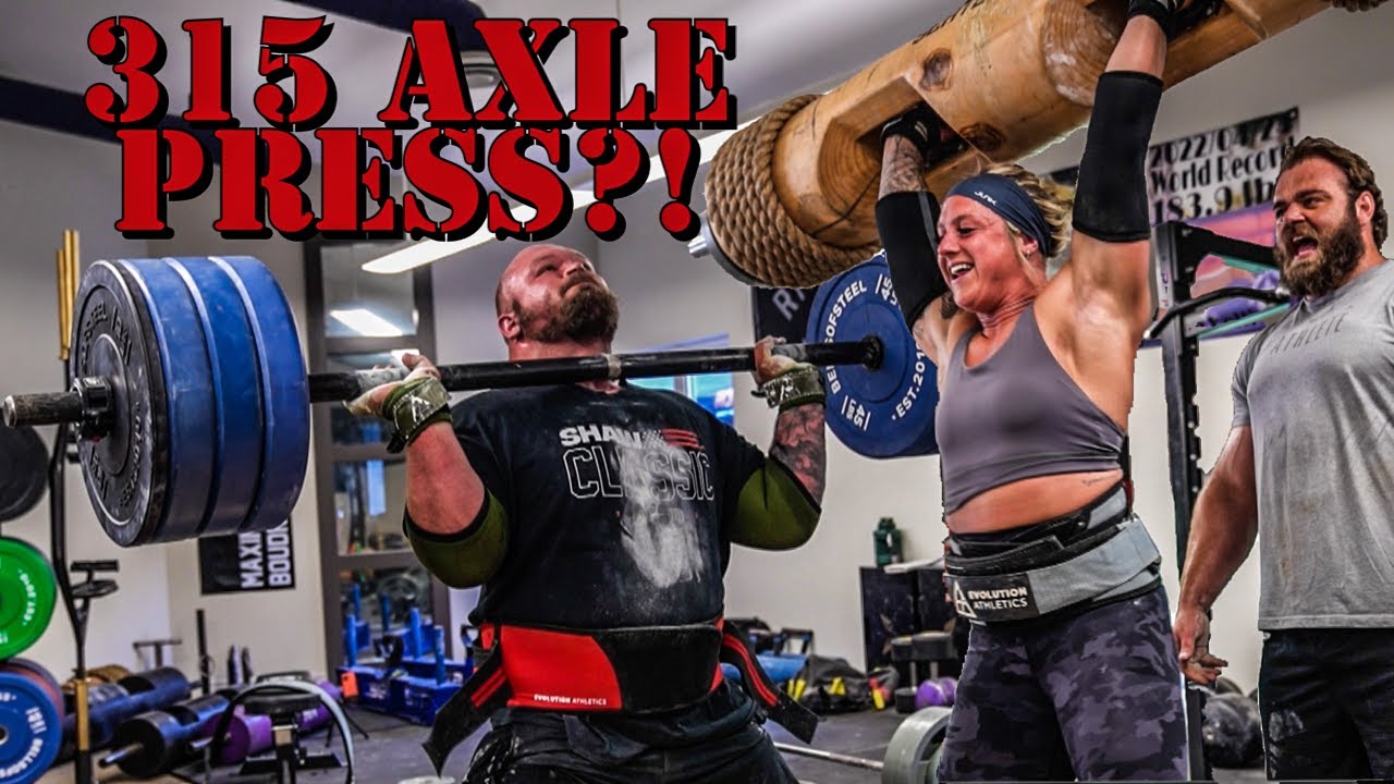 400 + LOG PRESS | 315 AXLE PRESS | + HEAVY BENCH - YouTube
