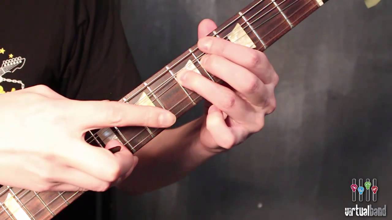 How to play tapping with bend on guitar - YouTube