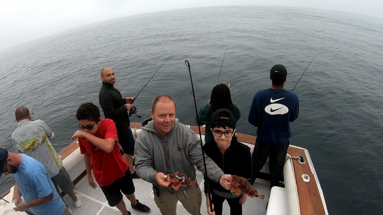 Socal wide open fishing charter. 1/2 day out of Long Beach ca. - YouTube