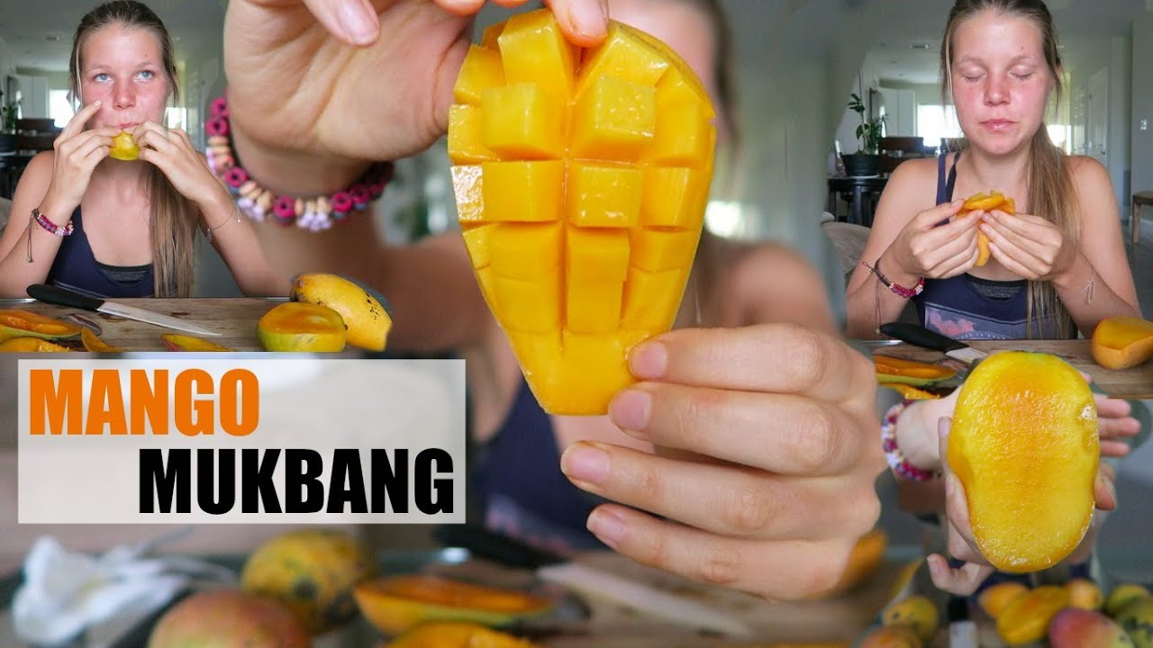 MANGO MUKBANG // Taste Testing Organic Florida Mangoes - YouTube