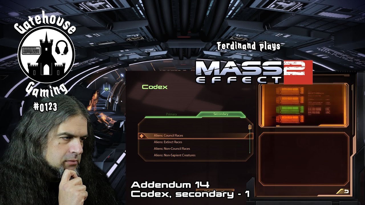 Mass Effect 2 – Addendum 14. Codex, secondary – 1 | GG-0123 - YouTube