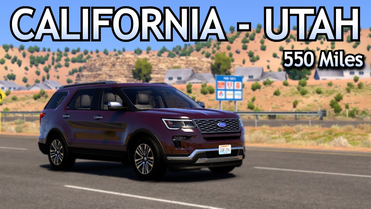 ATS Long Road Trip - California to Utah | Ford Explorer 2019 Platinum ...