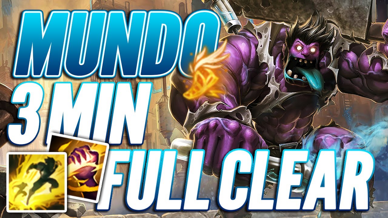 SEASON 11 DR MUNDO JUNGLE CAN FULL CLEAR IN 3 MINUTES?? Mundo Jungle Is ...