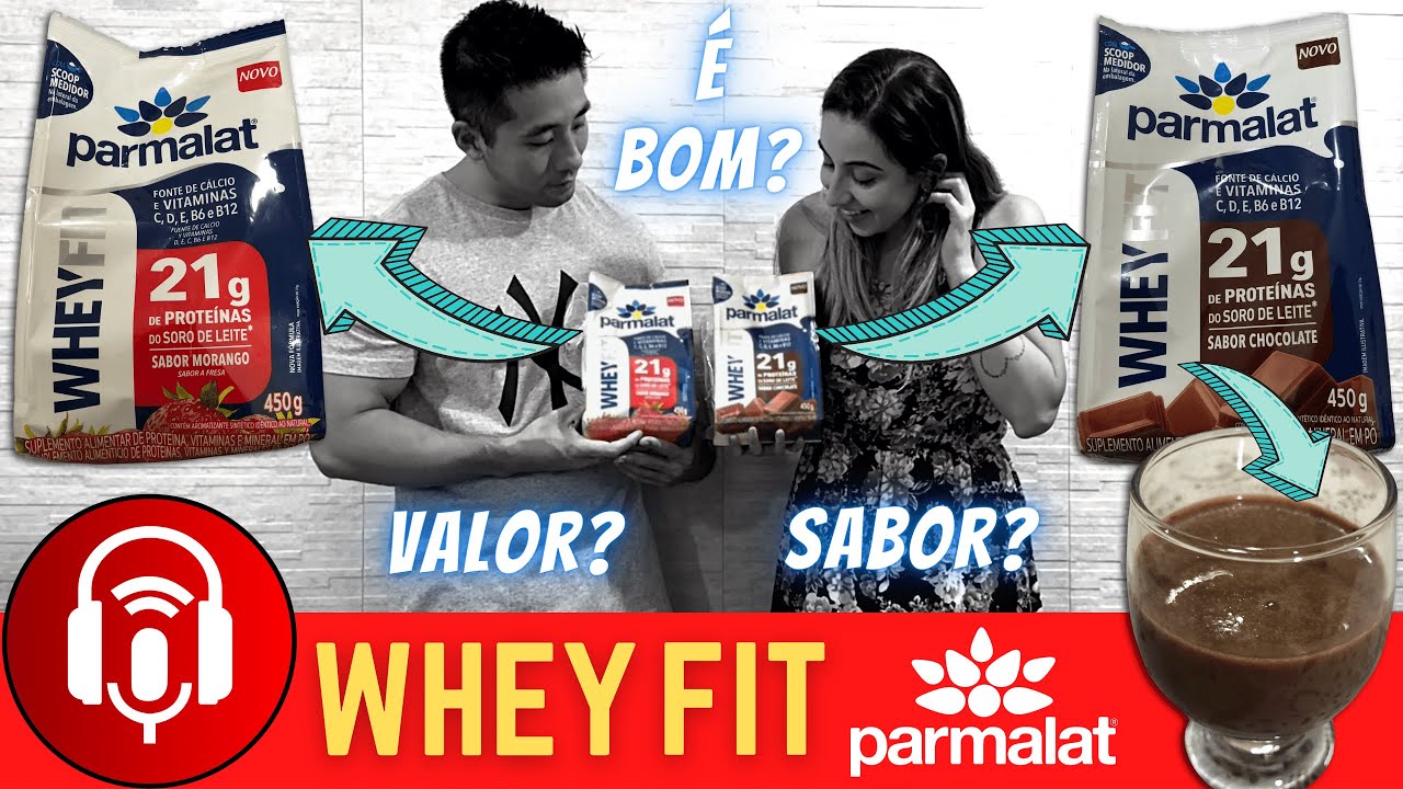 Whey Fit Parmalat | Análise de Sabor, Preço e Custo Benefício desse ...