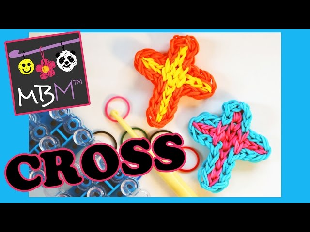 Rainbow Loom Cross Charm