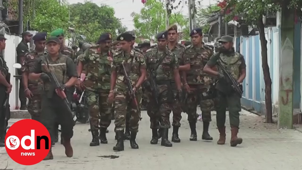 15 dead following militant compound raid in Sri Lanka - YouTube