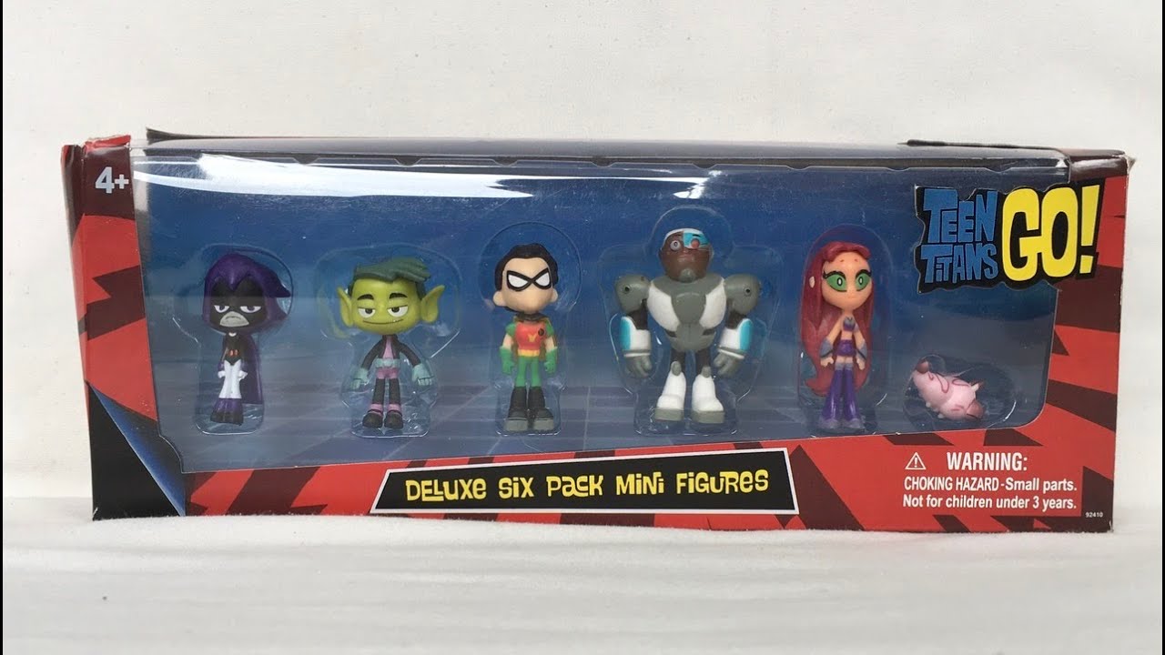 Teen Titans Go! Deluxe Six Pack Minifigures by Jazzwares. - YouTube