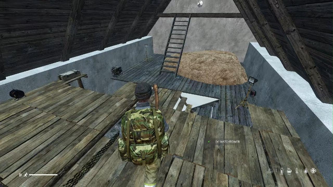 DayZ PS4/5 solo big barn base build (official server) - YouTube