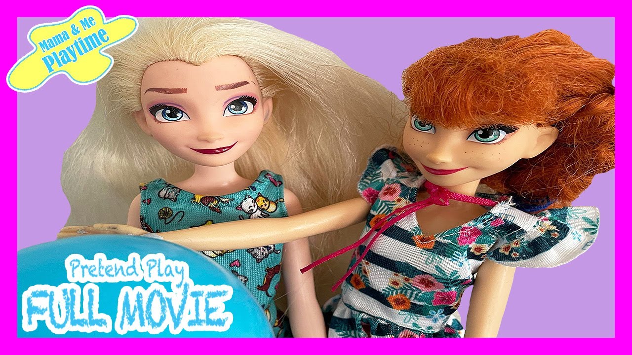 Frozen Disney Elsa and Anna Dolls EPIC Playdate! Unbelievable Adventure ...