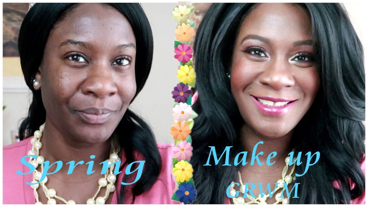 its my Spring time make up GRWM 2017QQ - YouTube