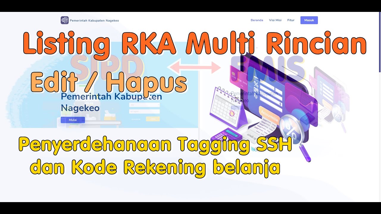 JUKNIS INPUT RKA MULTI RINCIAN BELANJA , EDIT, HAPUS DAN KATA KUNCI SSH ...