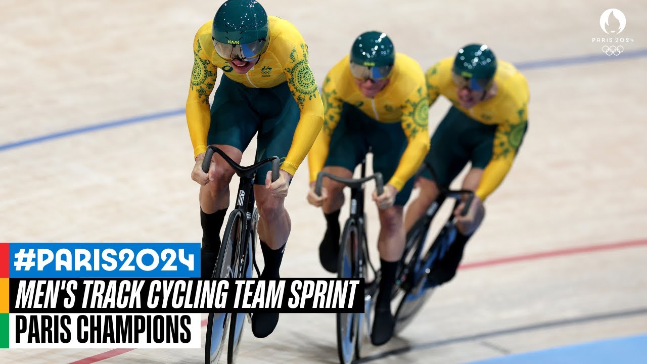 Men's Track Cycling Team Sprint | Paris Champions - YouTube