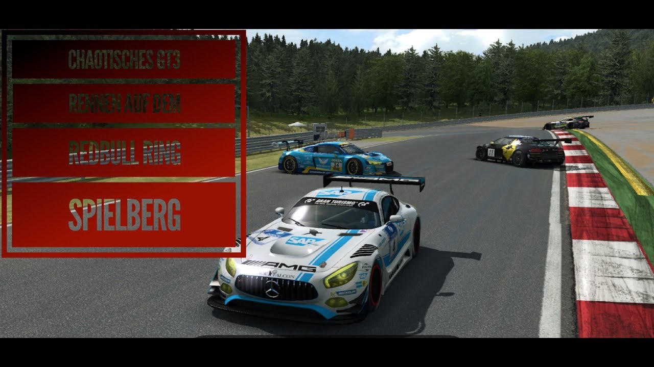 R3E - Multiplayer Chaosrennen (AMG Gt3 @ Redbull Ring Spielberg ...