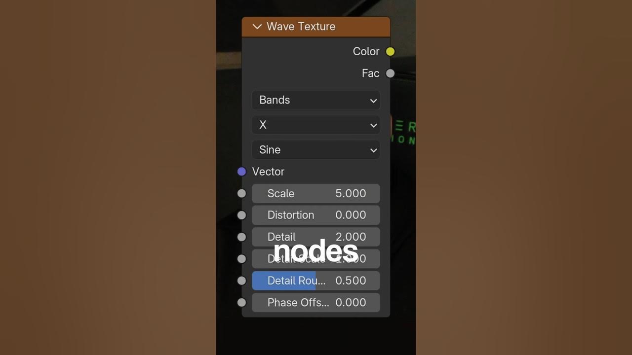 Wave Texture | Explaining Every Single Node in Blender #blender #b3d - YouTube