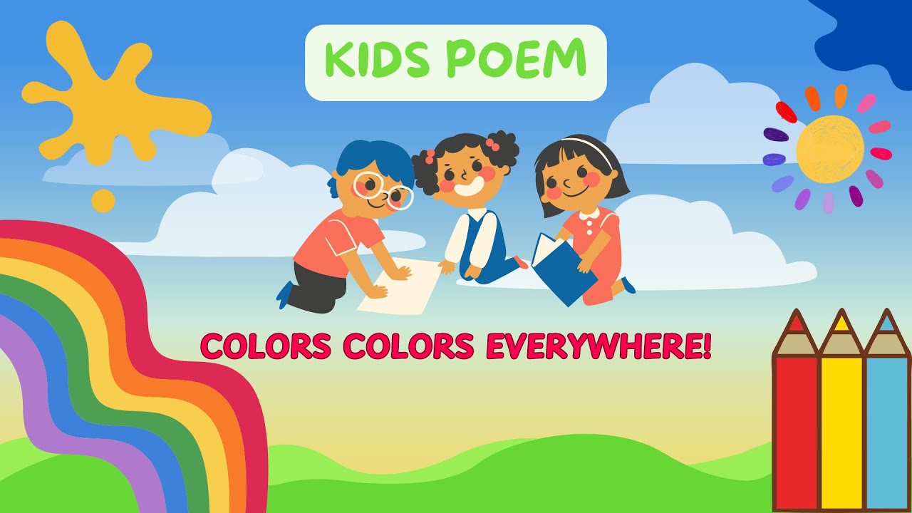 Colors Discovery Poem For Kids | English Preschool Education # ...