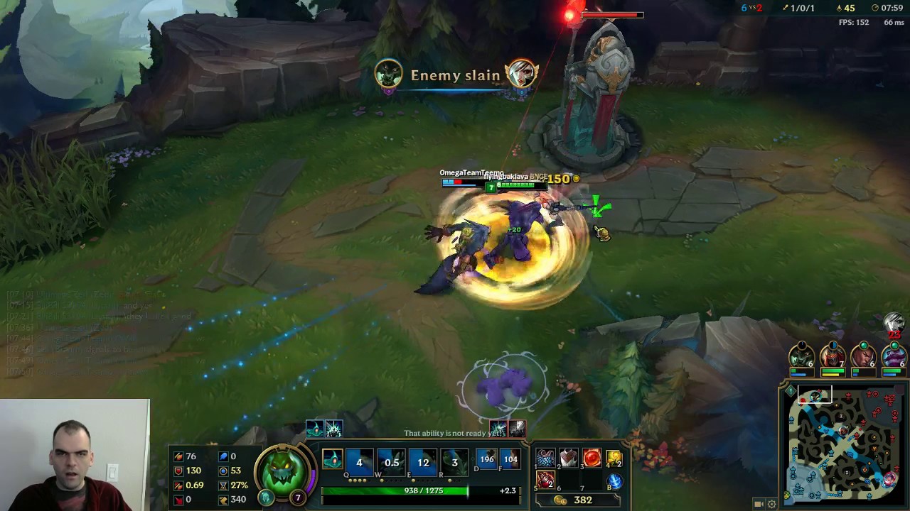 Zac vs Riven, top lane, Diamond, with commentary - YouTube