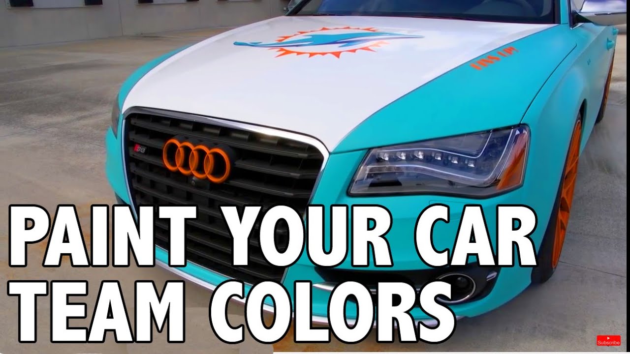 Paint Your Car Like a Sports Team - Tutorial - YouTube