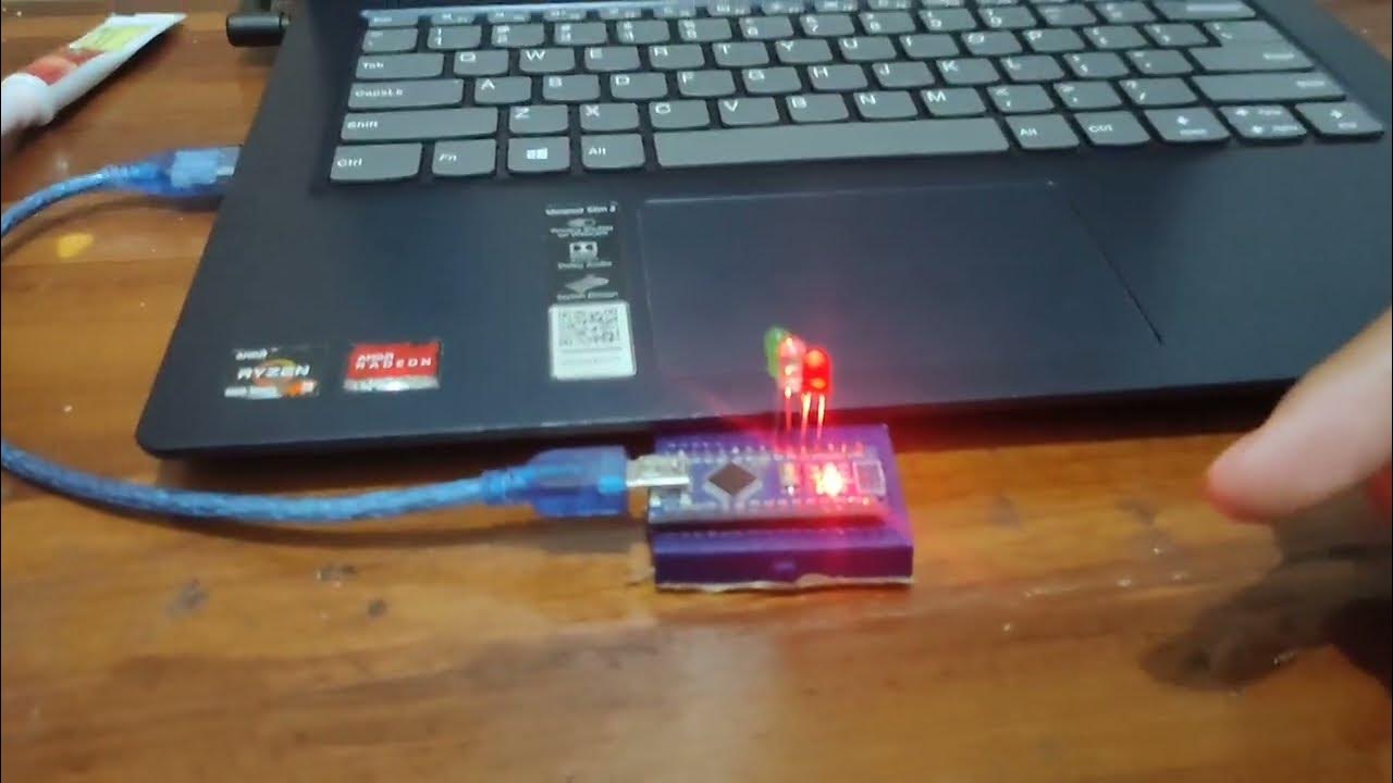 color detector opencv interface with arduino and rgb led - YouTube