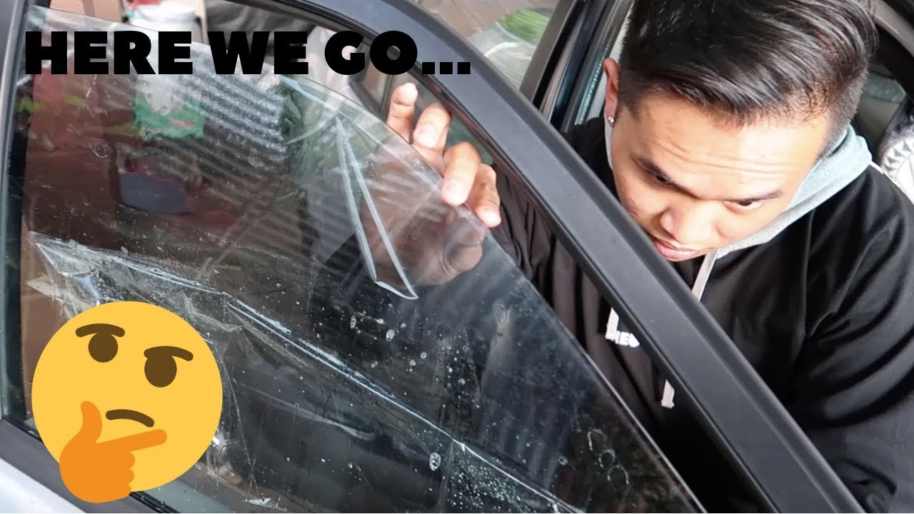 How to install window tint on a budget! - YouTube